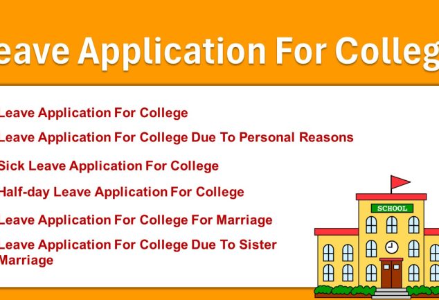 12+ Brilliant Sick Leave Application For School/ College And Office ...